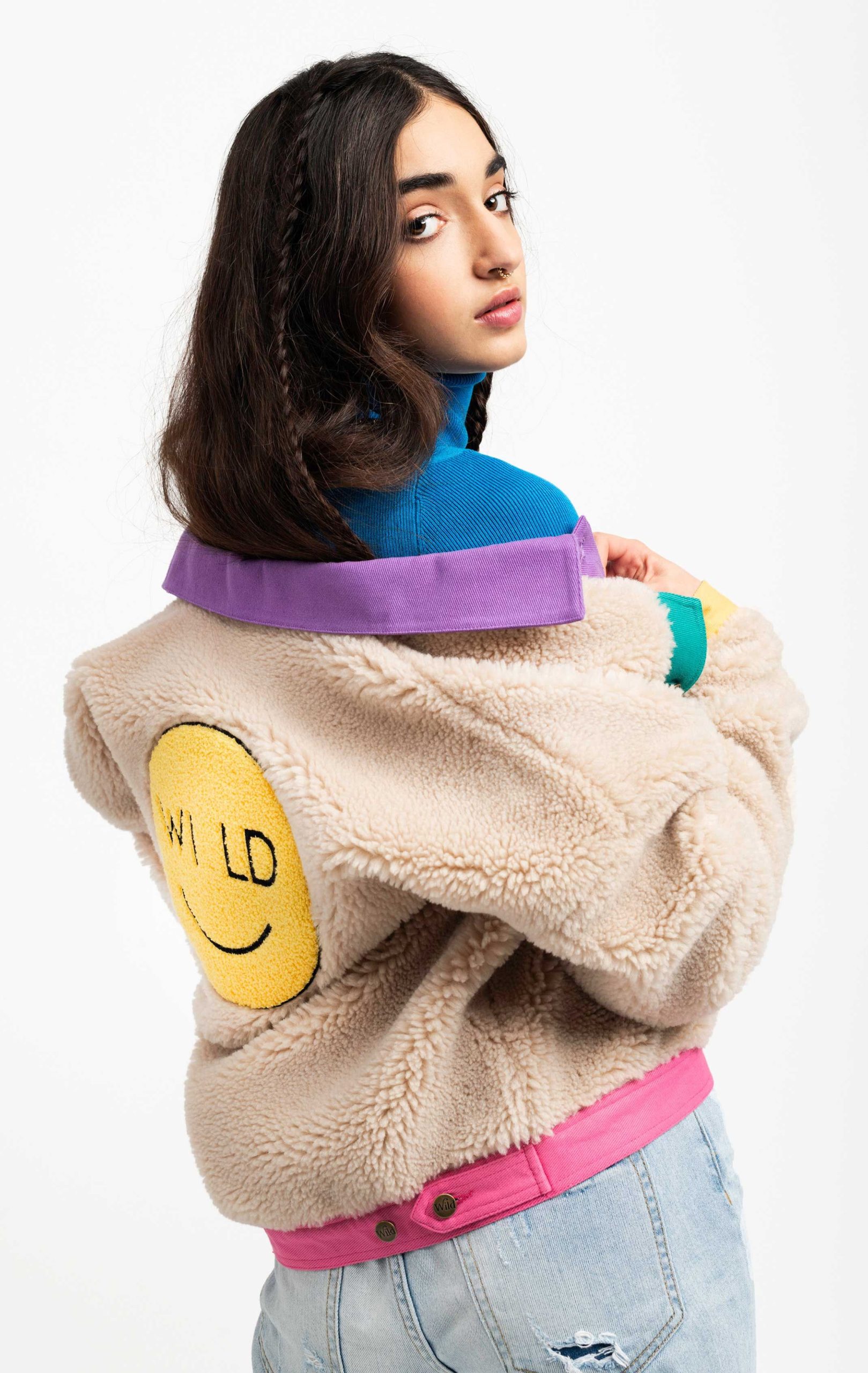 Marcy teddy vest smiley - JACKIE JAMES