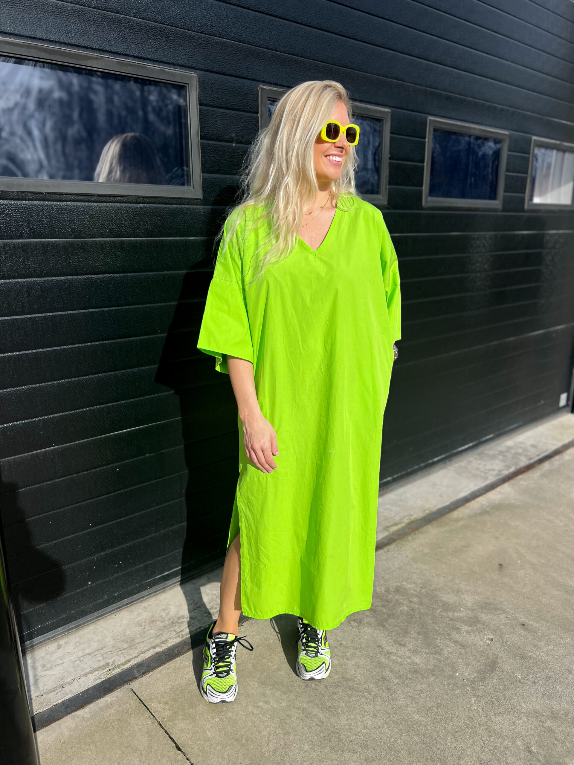 Lisa dress green - JACKIE JAMES